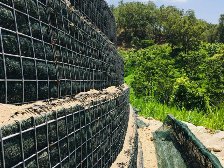 Muro de contención ecológico - Murotech Green - Baunovo